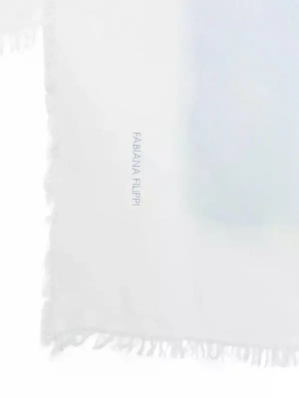 Fabiana Filippi Fringed Scarf - White