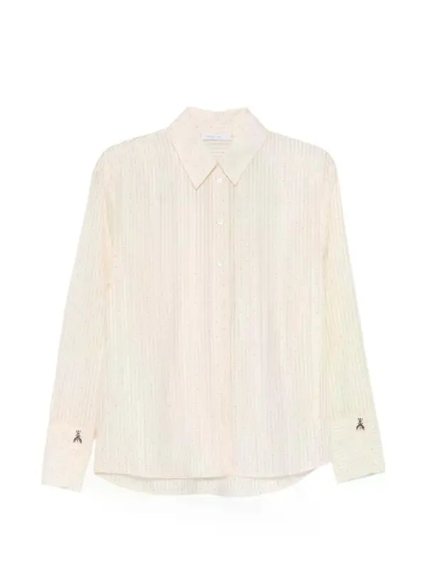 Patrizia Pepe Striped Studded Shirt