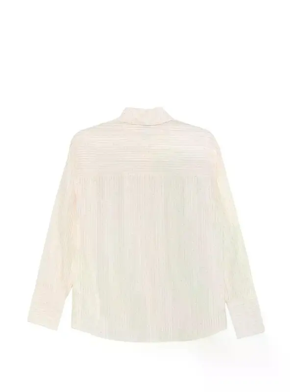 Patrizia Pepe Striped Studded Shirt