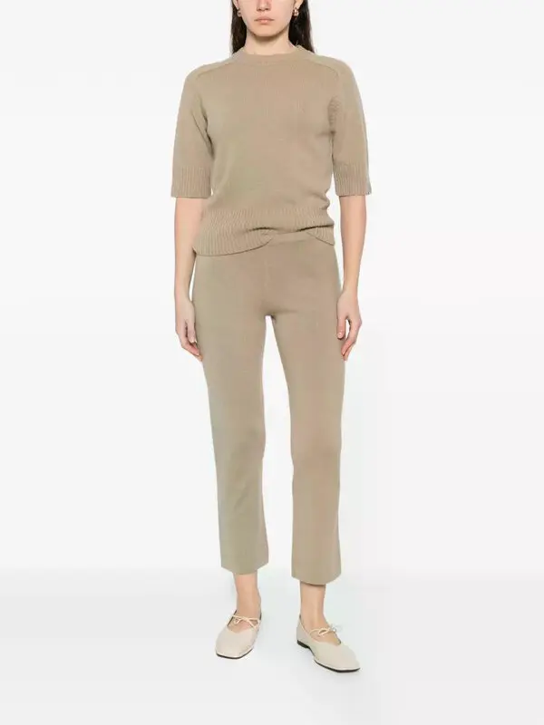 Extreme Cashmere Nº374 Lauren Half-sleeve Sweater - Neutrals