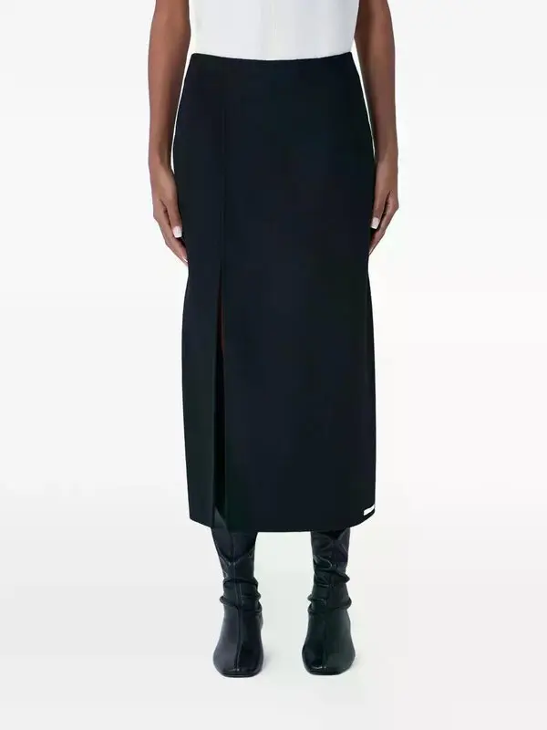 Sportmax Slit Midi Skirt