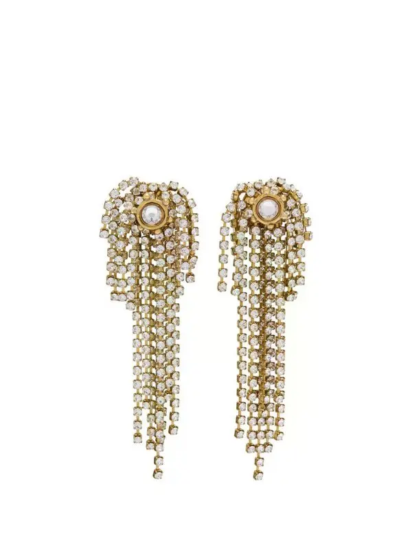 Ulla Johnson Crystal-embellished Chandelier Earrings - Gold