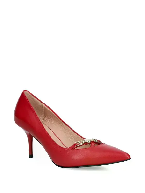 Moschino Pointed-toe Chain Pumps