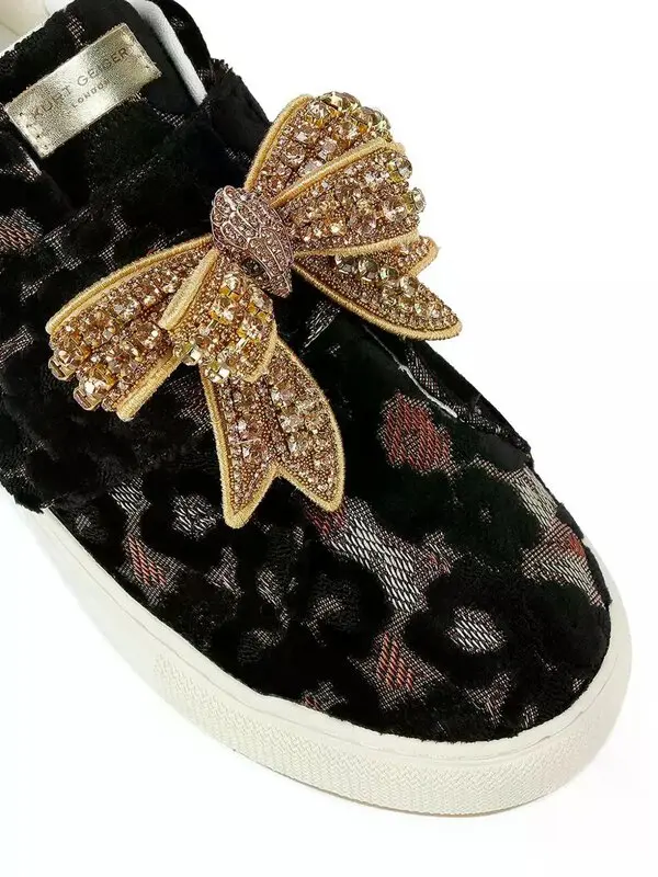 Kurt Geiger Bow-embellished Sneakers