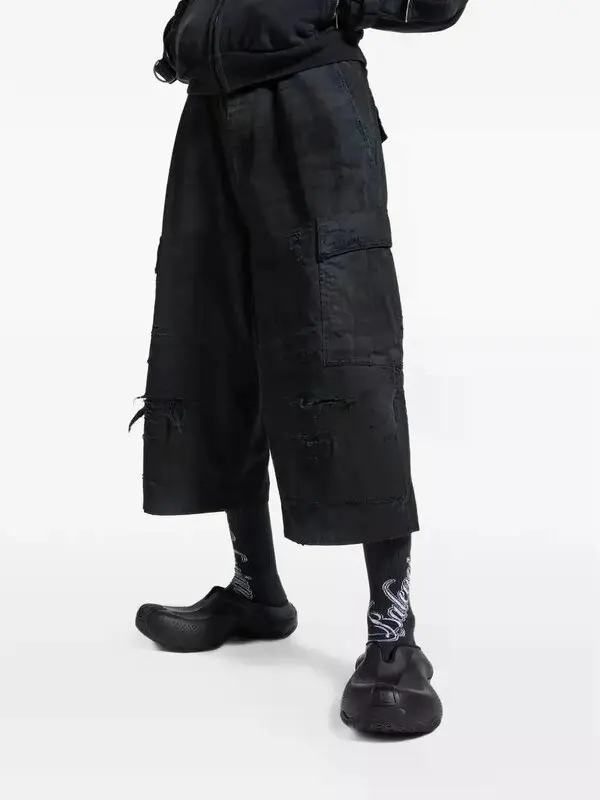 Balenciaga Cropped Cargo-pocket Trousers