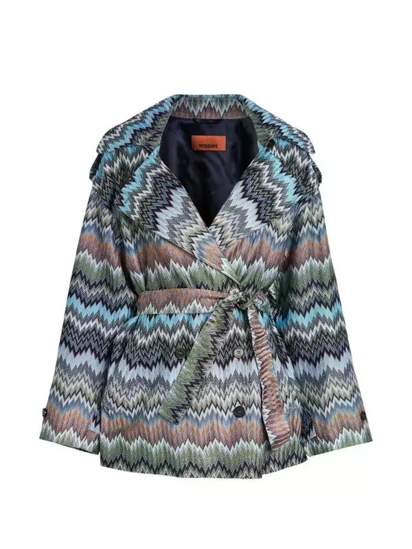 Missoni Zigzag Belted Jacket