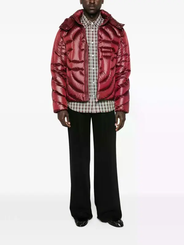 Casablanca Quilted Puffer Jacket - Red