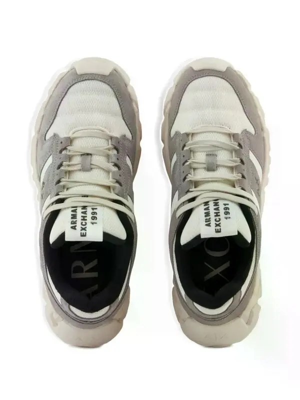 Armani Exchange Striped Pattern Sneakers