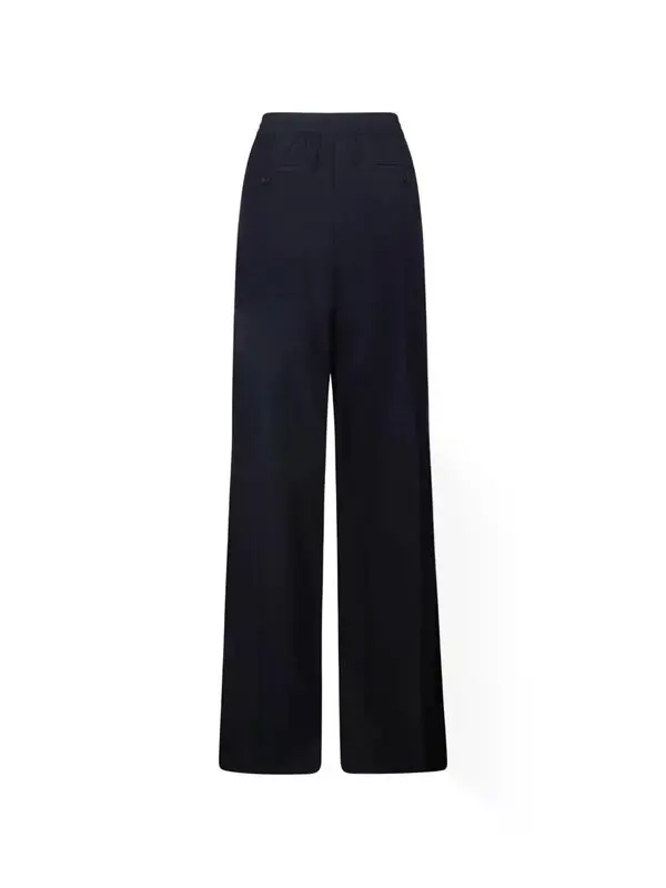 Max Mara Elasticated-waistband Wide-leg Trousers