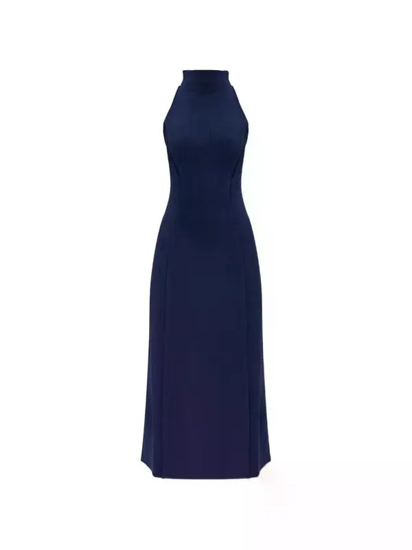 Cult Gaia Keller Halterneck Midi Dress - Blue