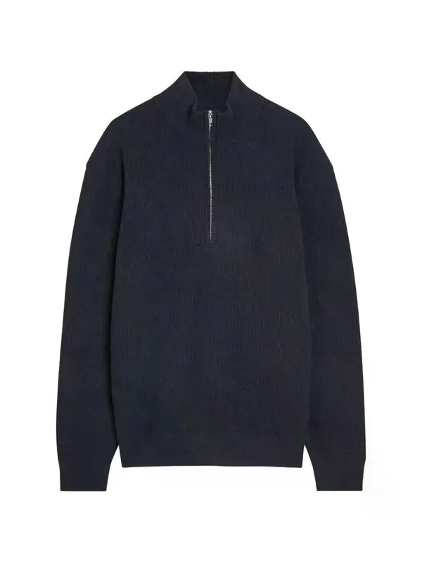 Nn07 Danny Half-zip Sweater - Blue