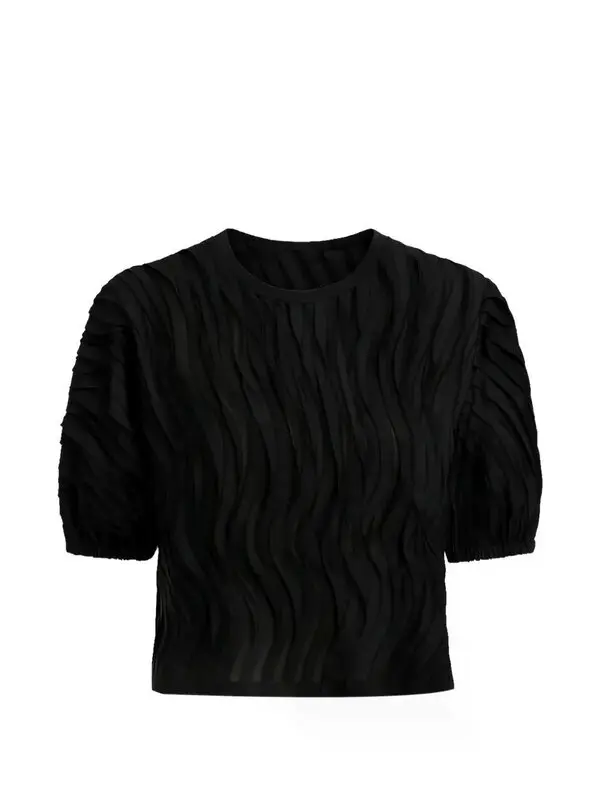 Ulla Johnson Vayda Short-sleeve Top - Black