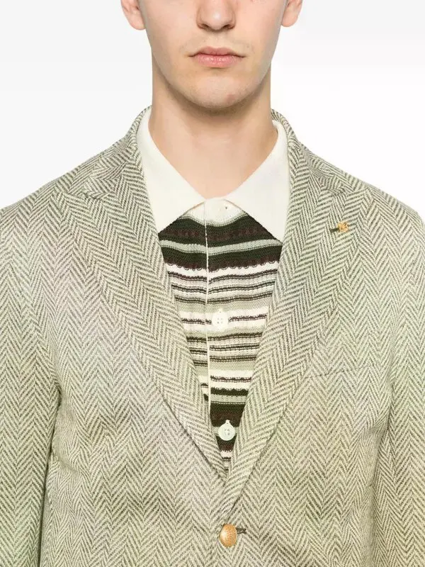 Tagliatore Herringbone-pattern Jacket