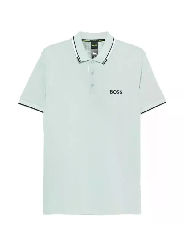 BOSS Trimmed Polo Shirt - Blue
