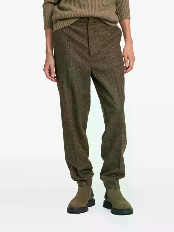 YVES SALOMON Tweed Trousers