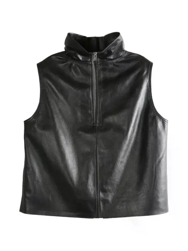 Rick Owens Zip-up Collar Top