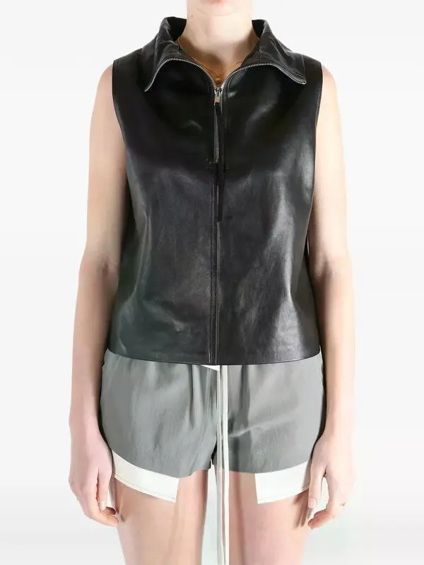 Rick Owens Zip-up Collar Top