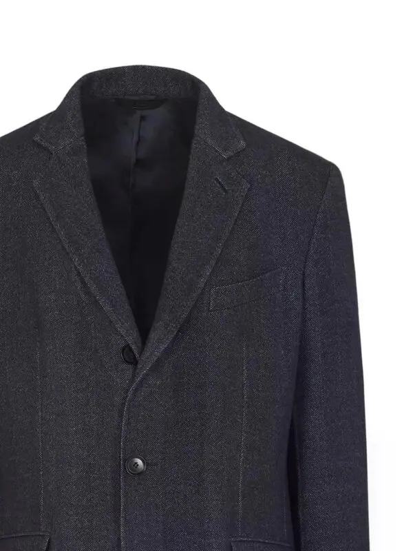 Brioni Button-front Coat With Pockets - Grey
