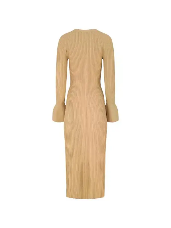 petal and pup farrow long sleeve midi dress Farrow Long Sleeve Midi Dress - Black
