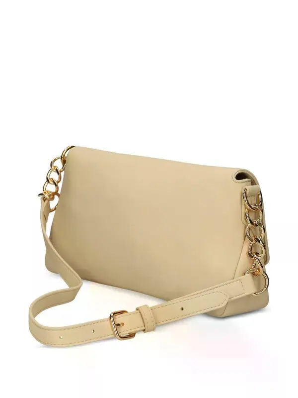 Moschino Logo-appliqué Crossbody Bag - Neutrals