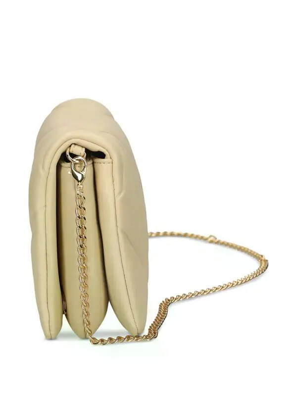 Moschino Diamond-quilted Crossbody Bag - Neutrals