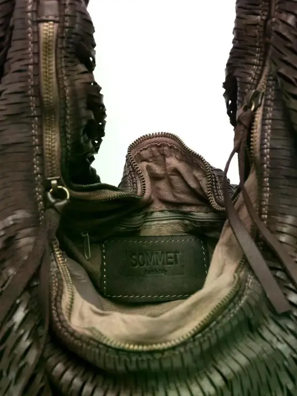 SOMMET Aura Woven Shoulder Bag