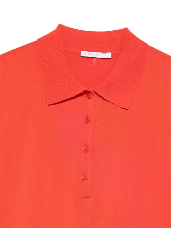 Patrizia Pepe Button-fastening Polo Top