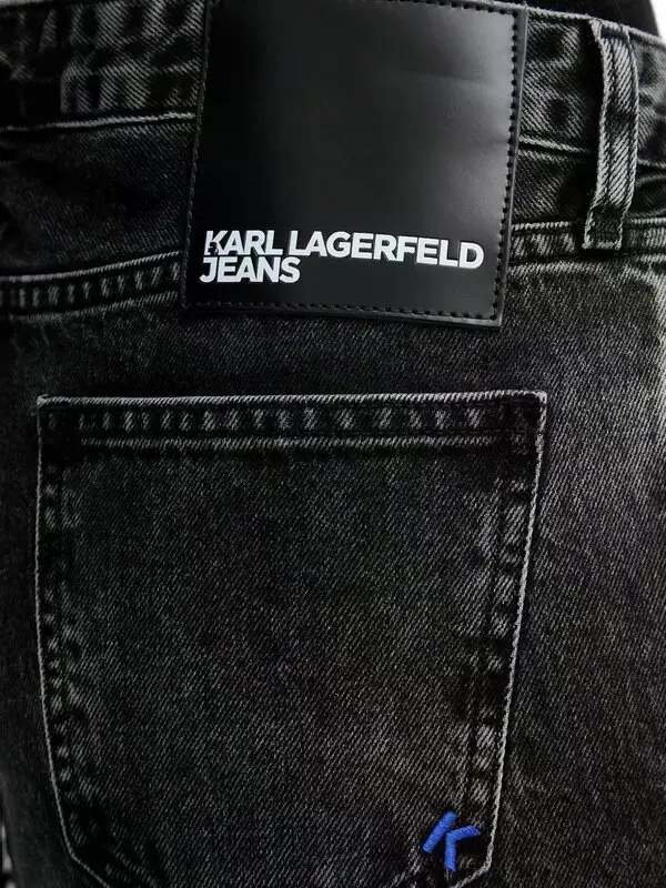 Karl Lagerfeld Wide-leg Jeans - Grey