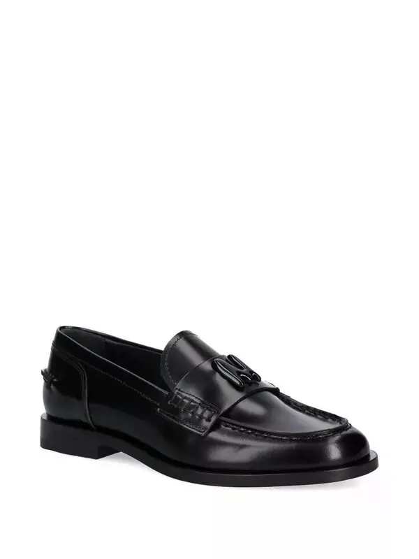 MSGM Letter-appliqué Loafers