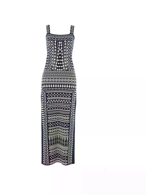 TEMPERLEY LONDON Tlalli Knitted Dress - Blue