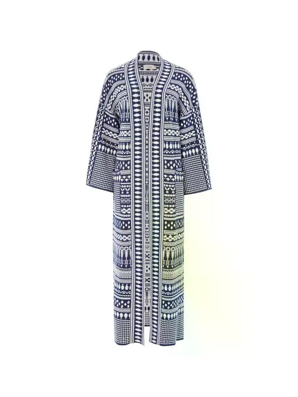 TEMPERLEY LONDON Patterned Knit Coat