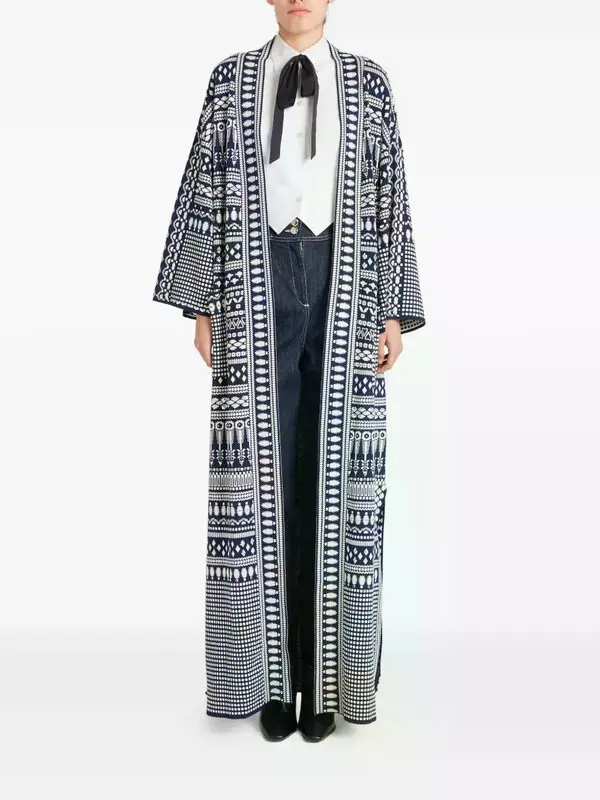 TEMPERLEY LONDON Patterned Knit Coat
