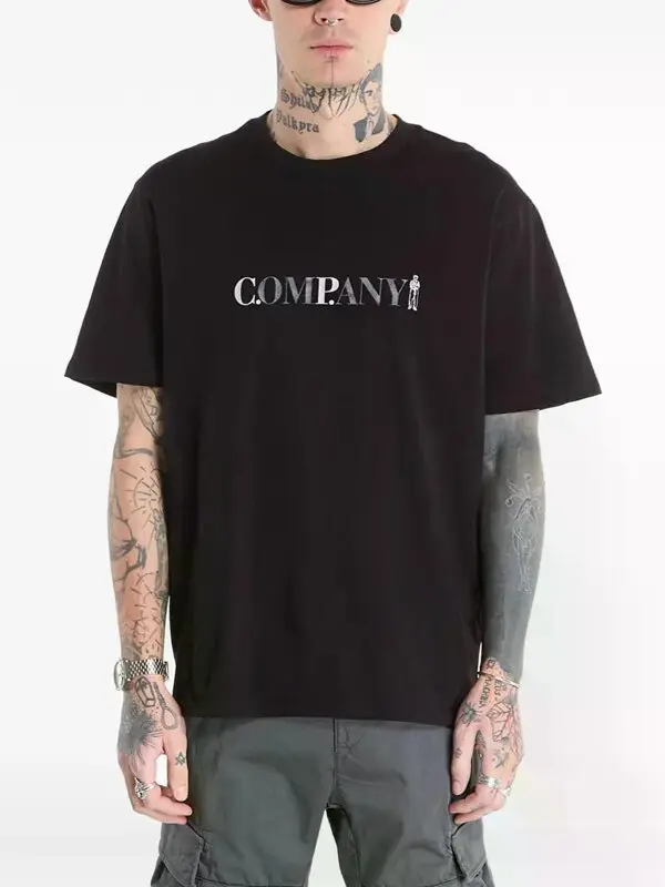 C.P. COMPANY 30/1 Jersey Short-sleeve Chest Logo T-shirt