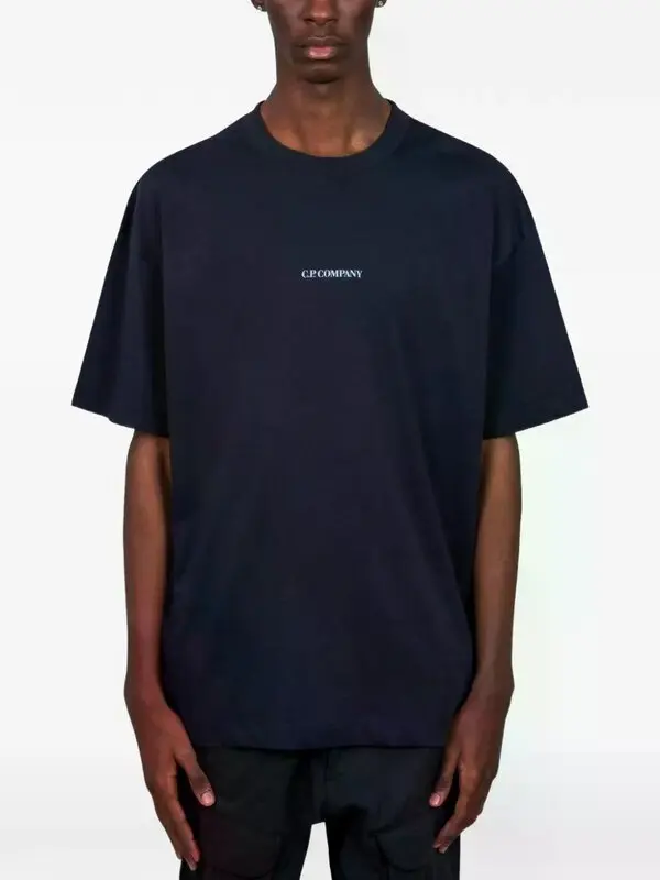 C.P. COMPANY 30/1 Jersey Short-sleeve Logo T-shirt