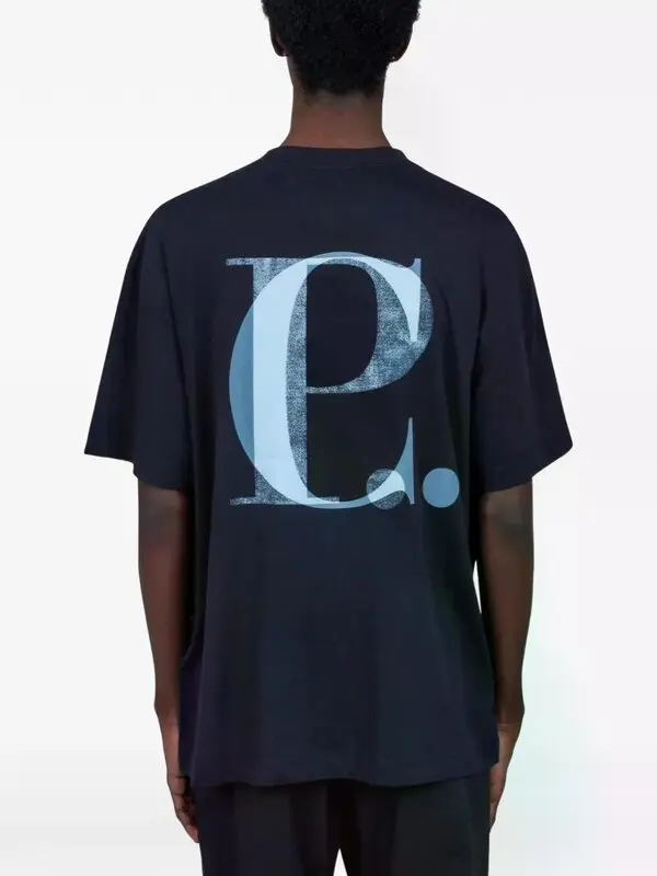 C.P. COMPANY 30/1 Jersey Short-sleeve Logo T-shirt