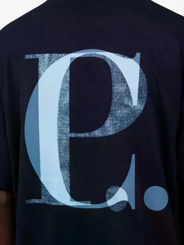 C.P. COMPANY 30/1 Jersey Short-sleeve Logo T-shirt