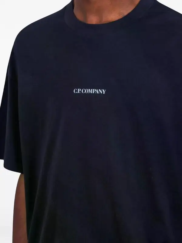 C.P. COMPANY 30/1 Jersey Short-sleeve Logo T-shirt