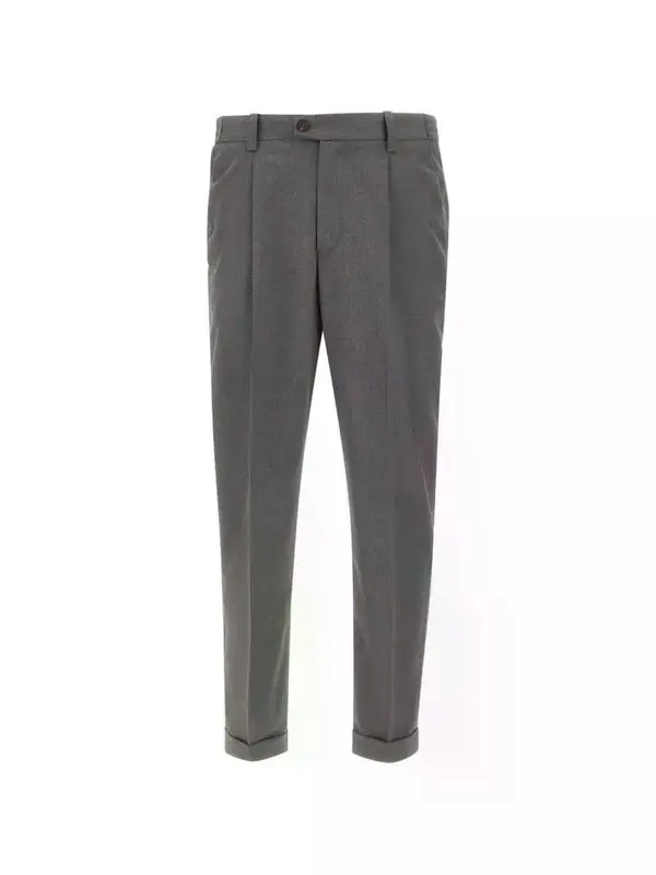 DEVORE INCIPIT Pleated Trousers - Grey