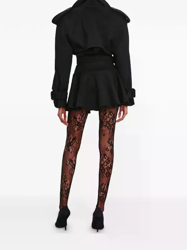 Wardrobe.NYC Rear Zip Fastening Mini Skirt