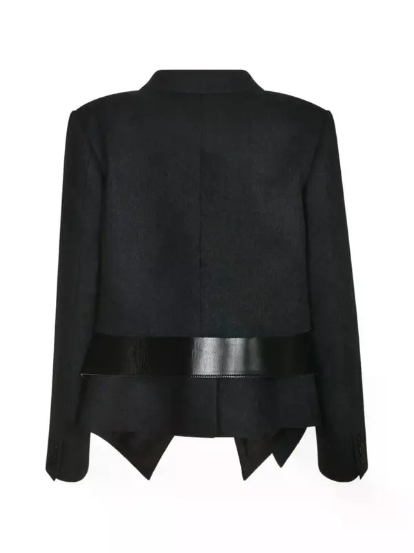 Sacai Double-breasted Belted Blazer