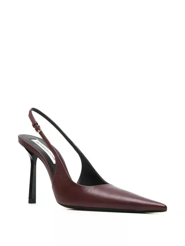 Victoria Beckham Pointed Slingback Pumps - Red