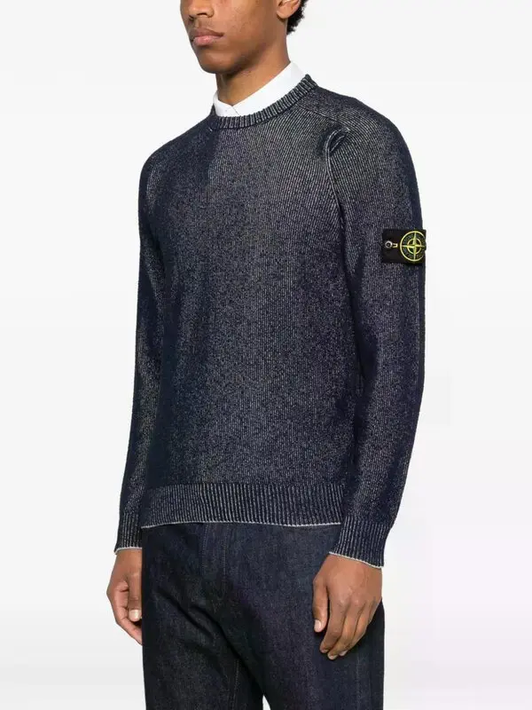 Stone Island Textured Crew-neck Sweater
