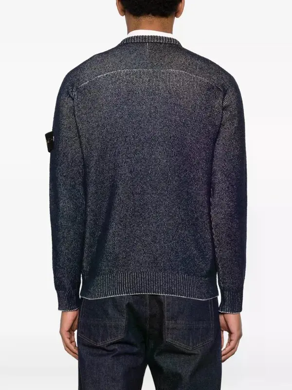Stone Island Textured Crew-neck Sweater