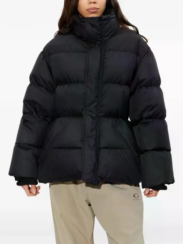 Balenciaga Peplum Puffer Jacket