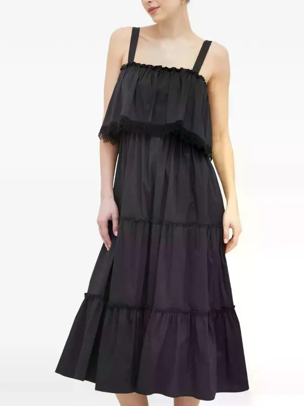 Liu Jo Ruffled Midi Dress