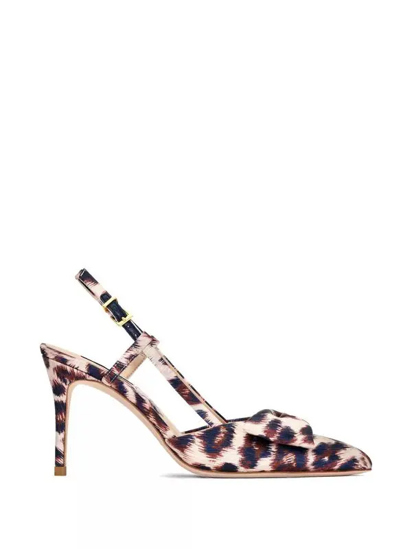 Sachin & Babi Bow-detail Leopard Print Pumps