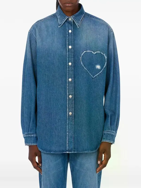 Moschino Heart-detail Long-sleeve Shirt
