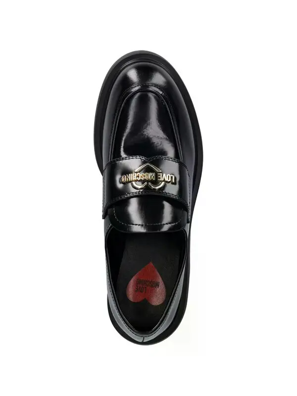 Moschino Heart-detail Loafers