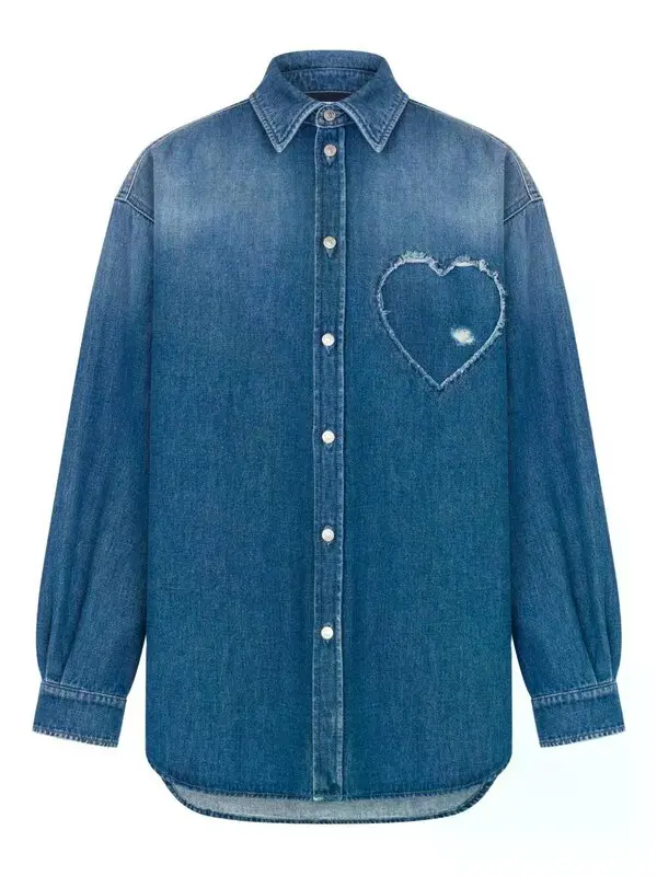 Moschino Heart-appliqué Shirt
