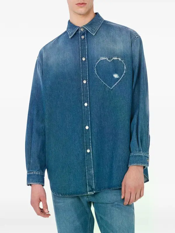 Moschino Heart-appliqué Shirt